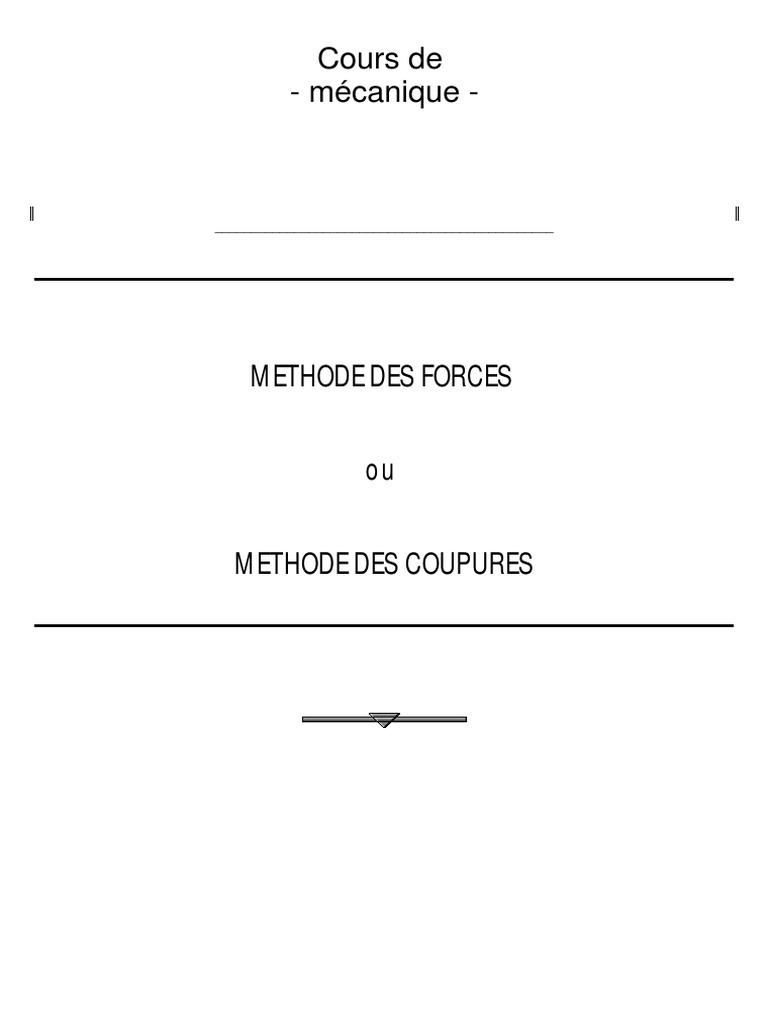 Methode Des Forces | PDF