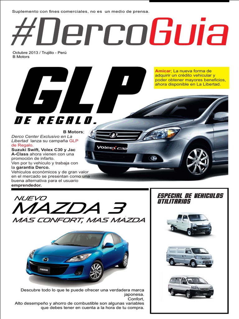 Derco Guia | PDF | Vehículos de ruedas | Tecnología de vehículos