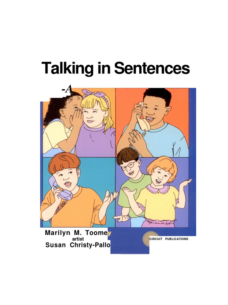 Talking in Sentences !! | PDF | Verb | Working Memory