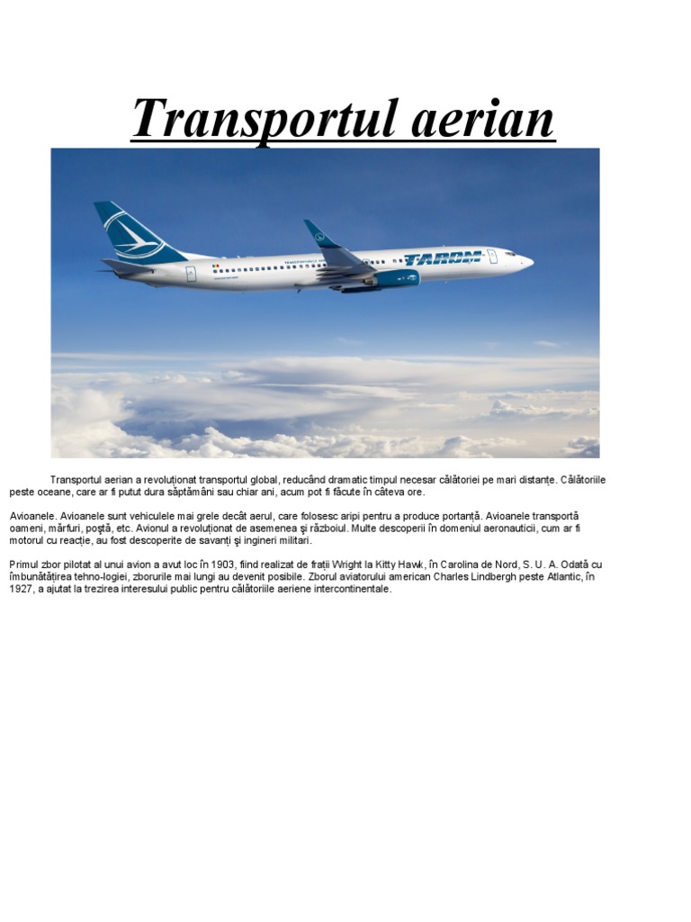 Transportul Aerian | PDF