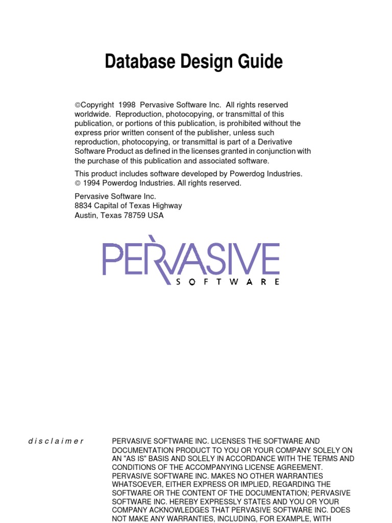 Database Design Guide | PDF | Relational Database | Databases