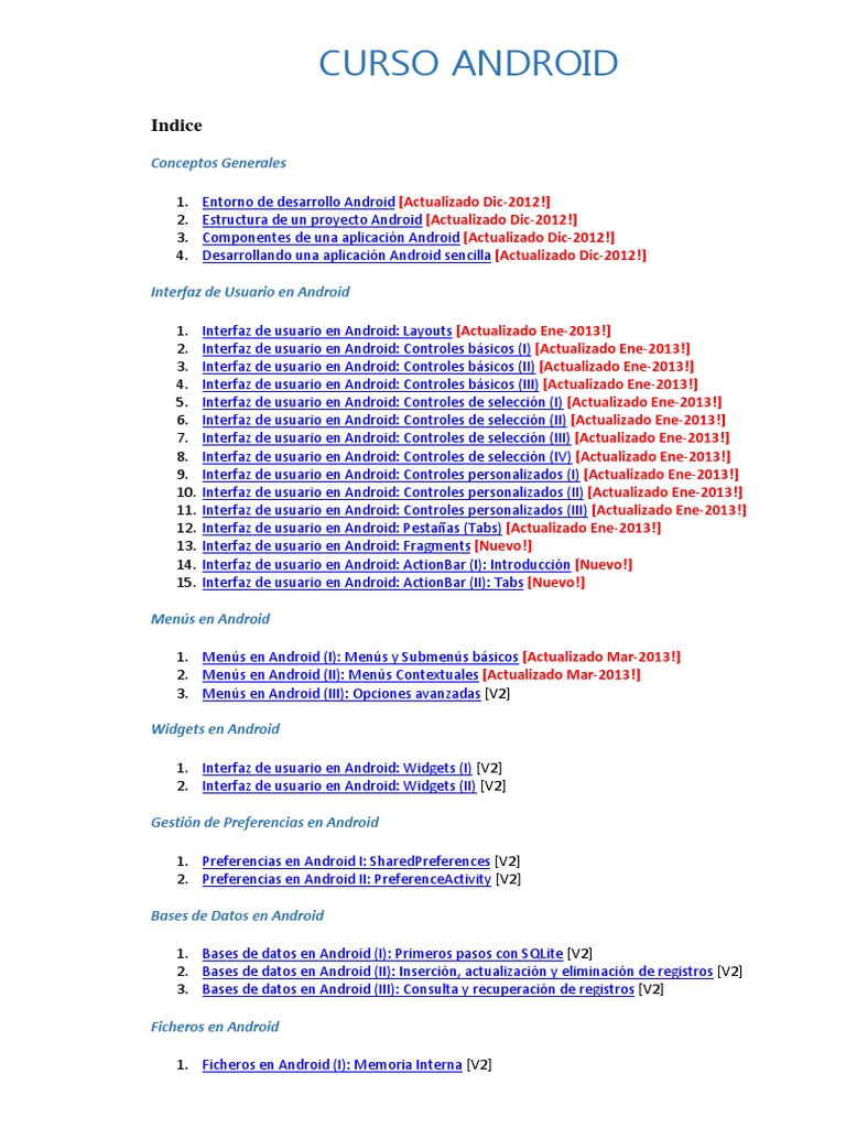 Programacion Android Desde Cero | PDF