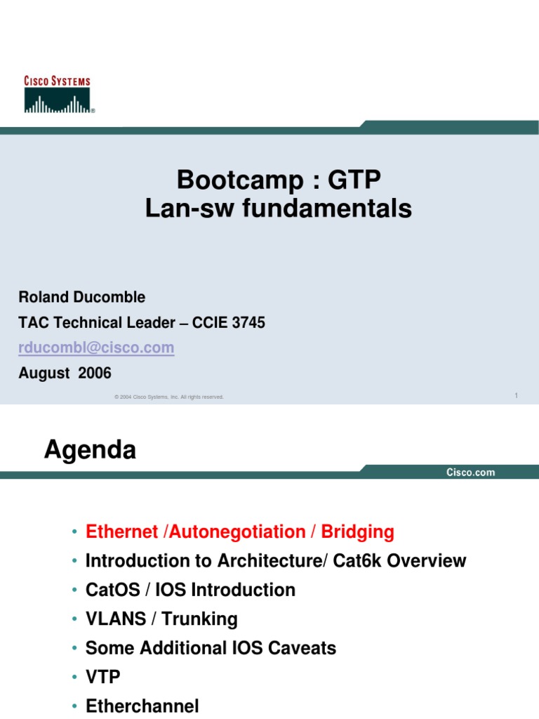 Cisco Switching Basics. | PDF | Network Switch | Ethernet