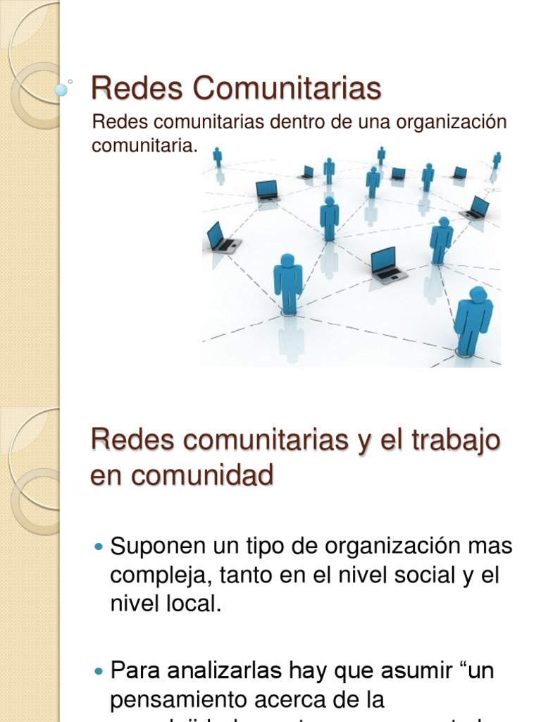 Redes Comunitarias | PDF | Comunidad | Complejidad