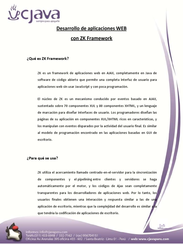 Aplicaciones Web Con ZK Framework | PDF | Aplicación web | Zip (formato de archivo)
