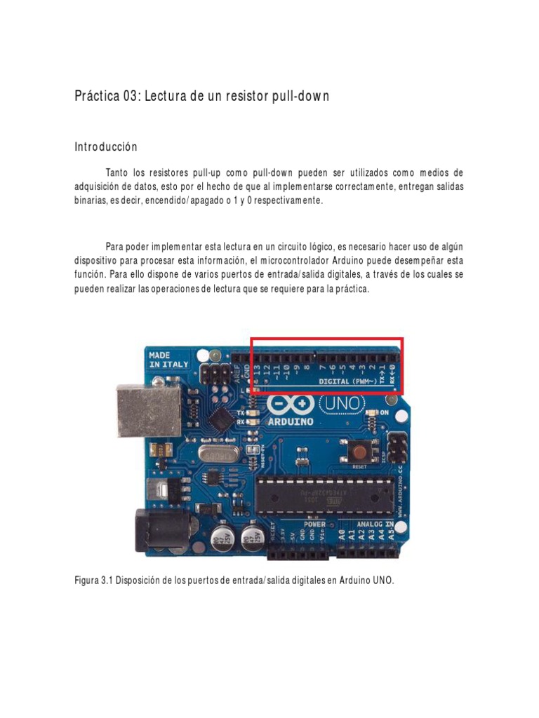 Interface Practica 03 | PDF | Arduino | Microcontrolador
