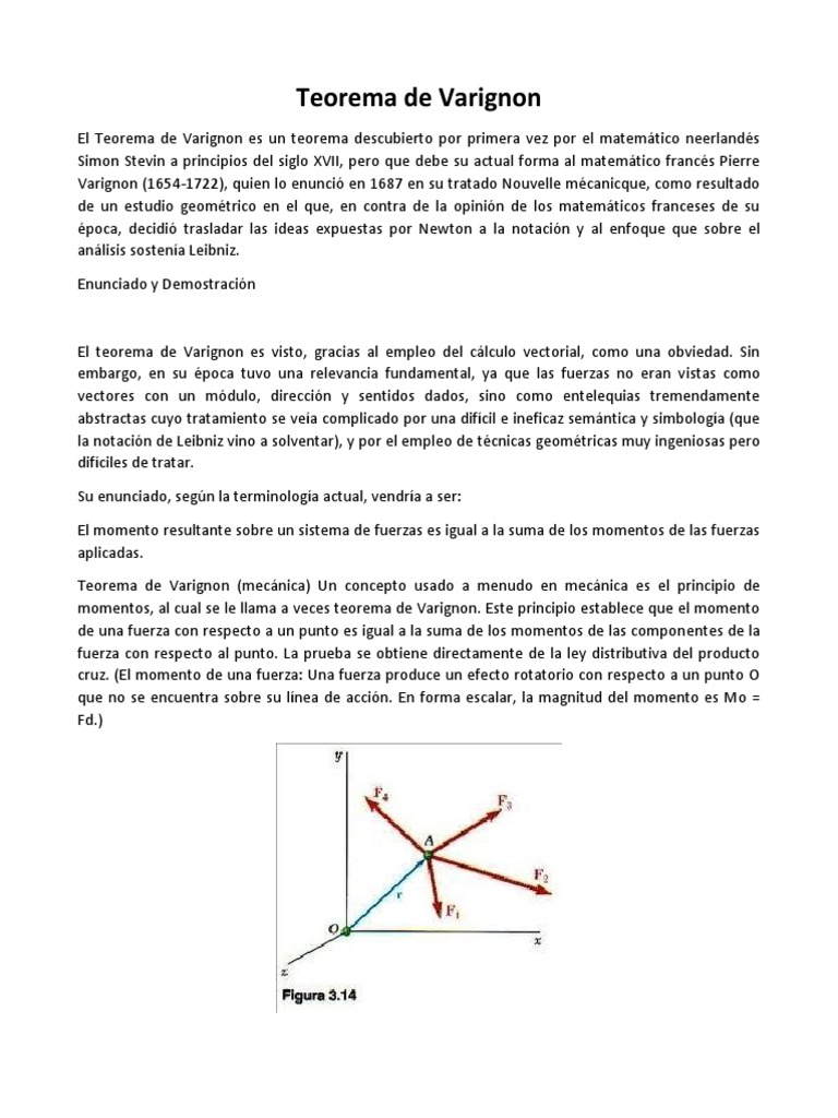 Teorema de Varignon | PDF
