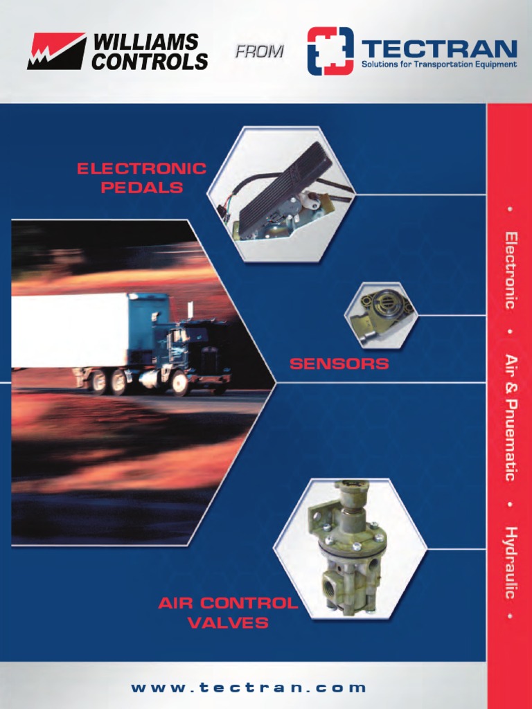 Catalogo de Sensores Pedales y Valvulas Neumaticas William Controls ...