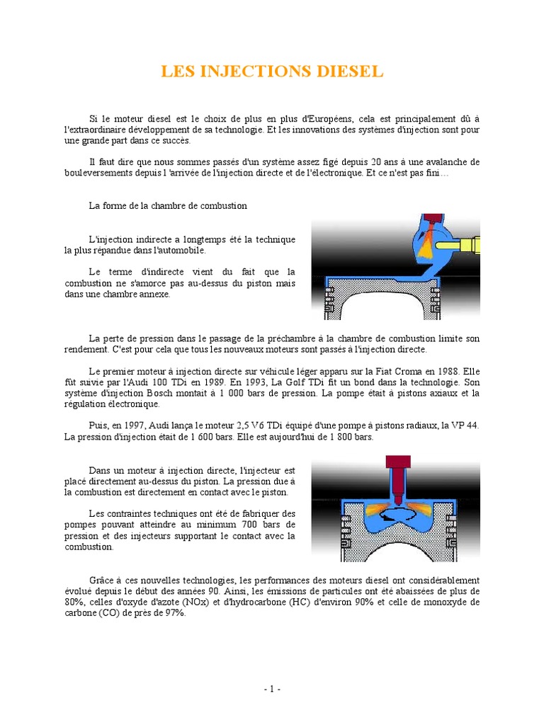 38les Injections Diesel | PDF