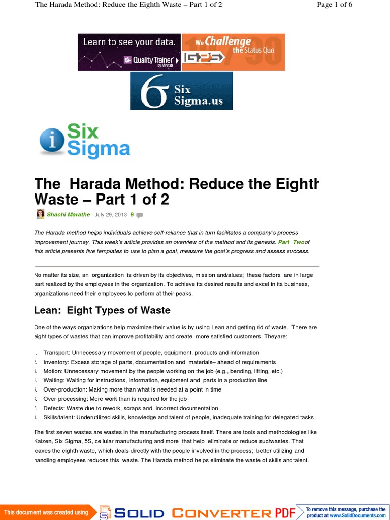 Harada Method | PDF | Goal | Mentorship