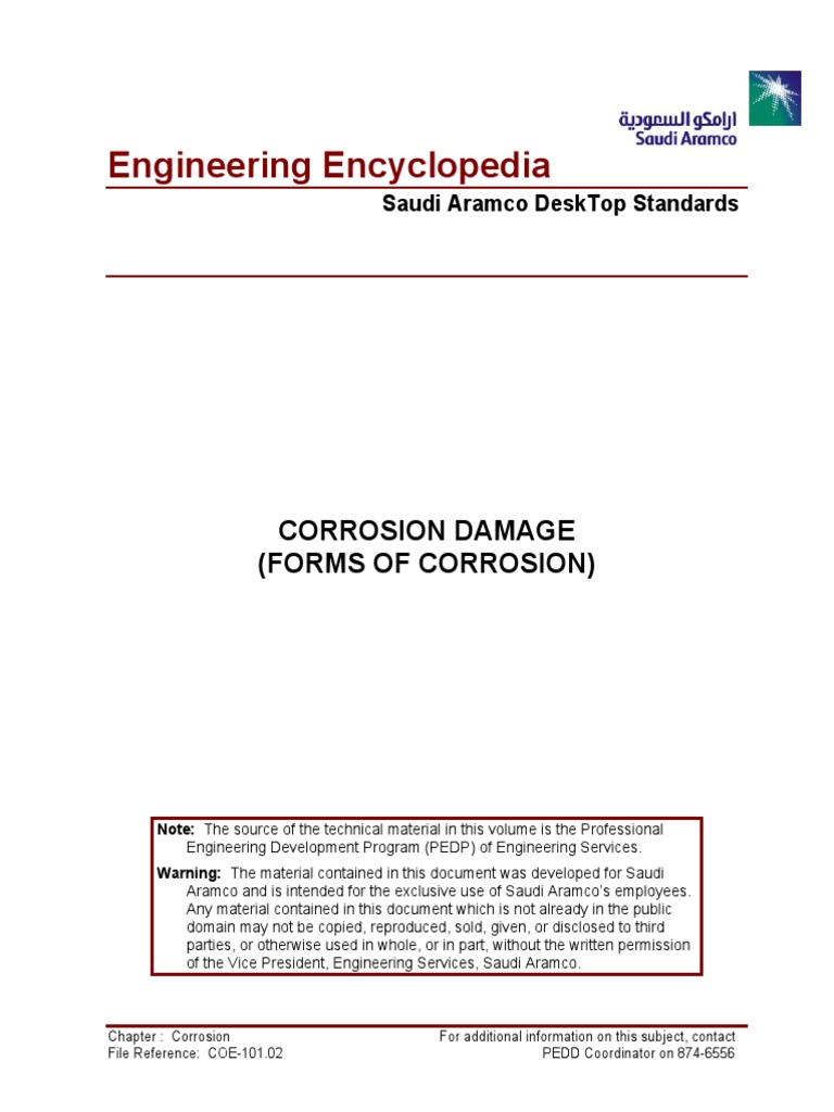 Corrosion Damage (Forms of Corrosion) | PDF | Corrosion | Stainless Steel