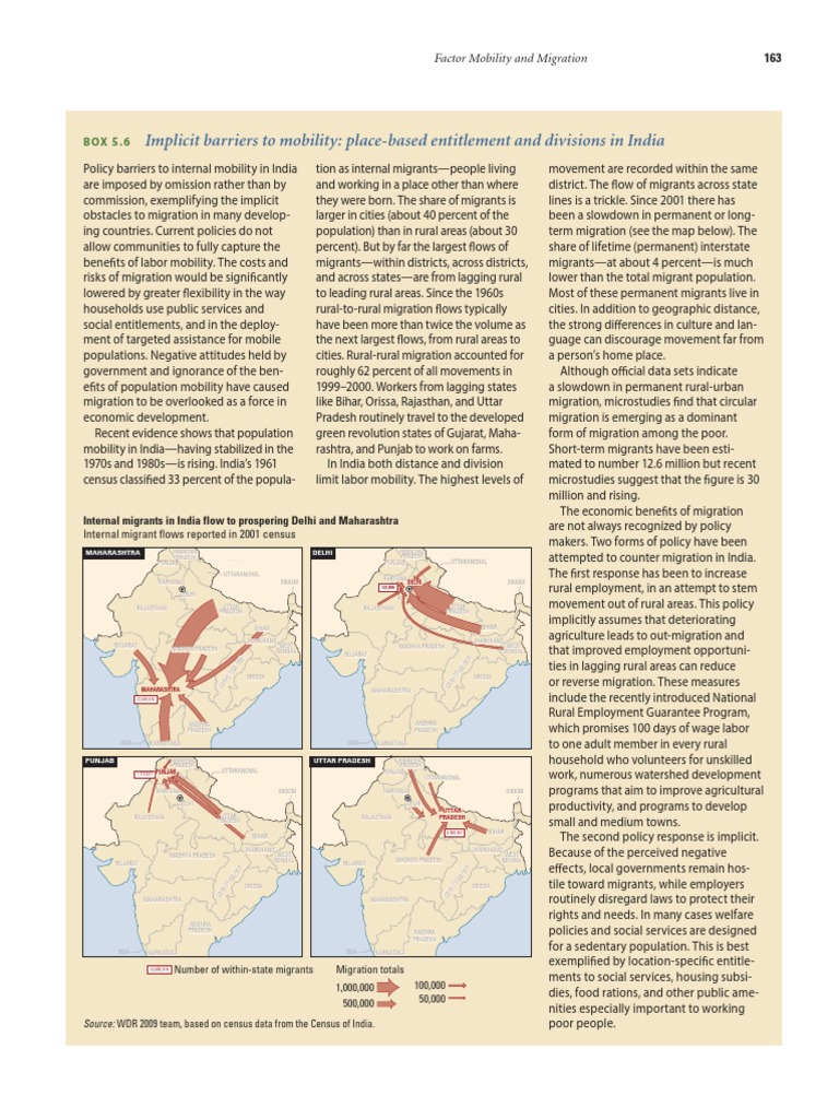 Rural Migration Patterns in India | PDF | Immigration | Human Migration