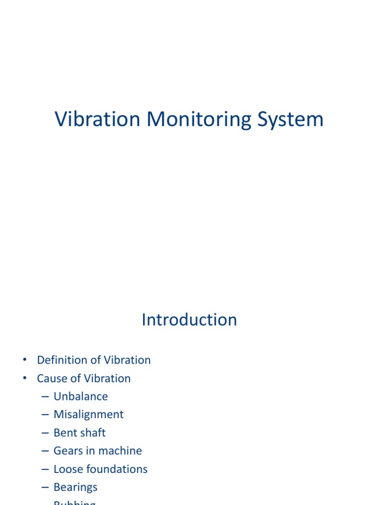 Vibration Monitoring System Overview | PDF | Diffraction | Photonics
