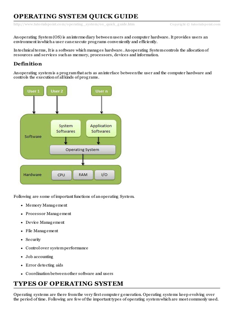 Os Quick Guide | PDF