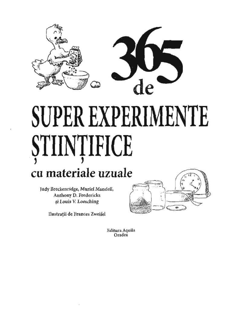 365 de Super Experimente Stiintifice | PDF
