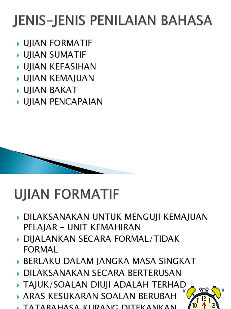 Perbandingan Ujian Formatif dan Sumatif | PDF | Karier & Perkembangan