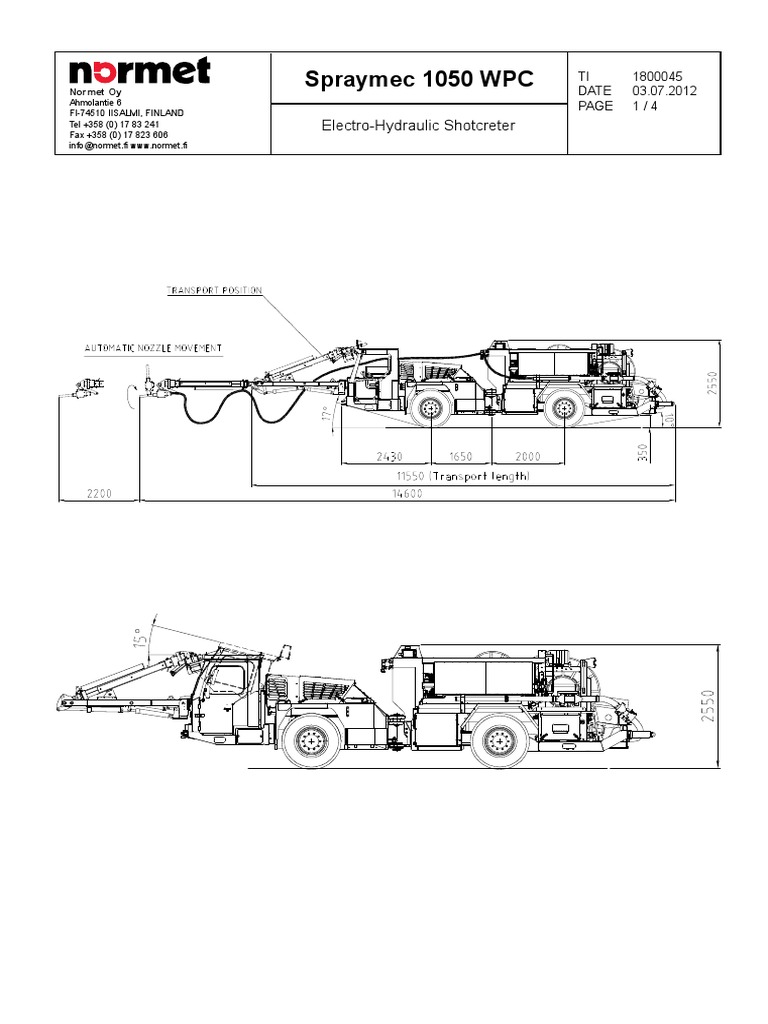 Spraymec 1050 WPC 1800045 PDF | PDF | Pump | Vehicles