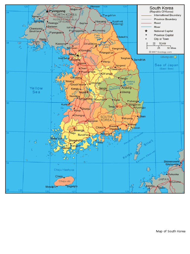 Map of Korea | PDF