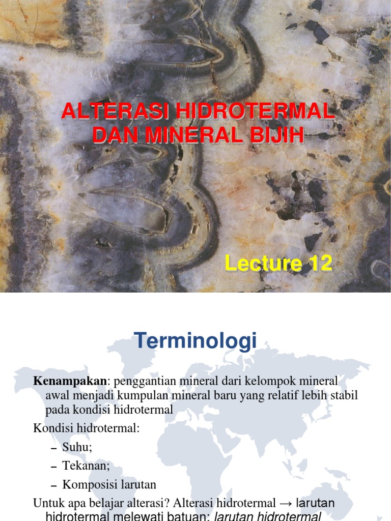 Bab 12 Alterasi Hidrotermal Dan Mineral Bijih | PDF