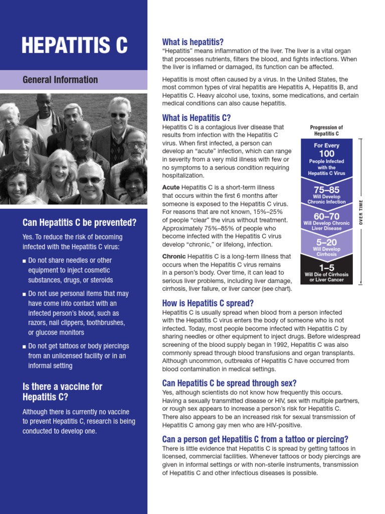 He PC General Fact Sheet | PDF | Hepatitis C | Hepatitis