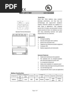 Technical Data Sheet For Ep 7-12 (12V 7ah) Vrla Battery | PDF | Energy Storage | Electricity