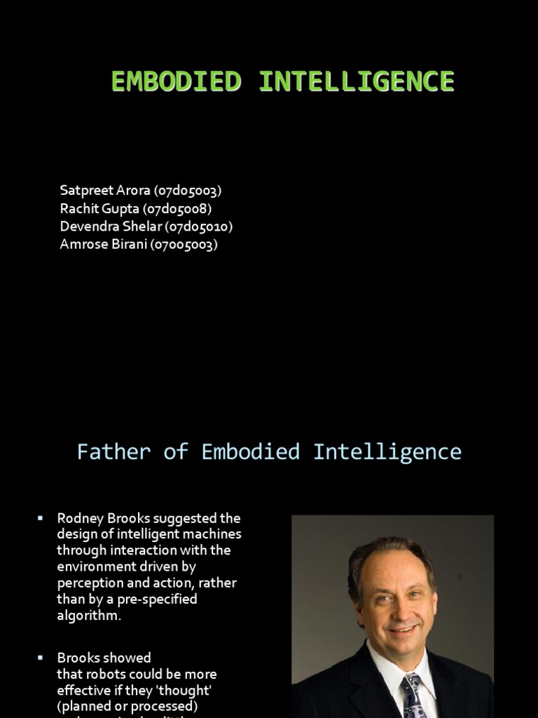 Embodied Intelligence | Perception | Intelligence