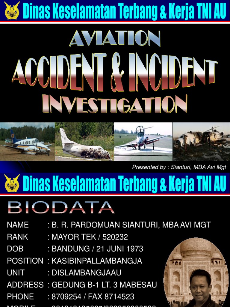 Aircraft Accident Investigation Guide | PDF | Flight Recorder ...