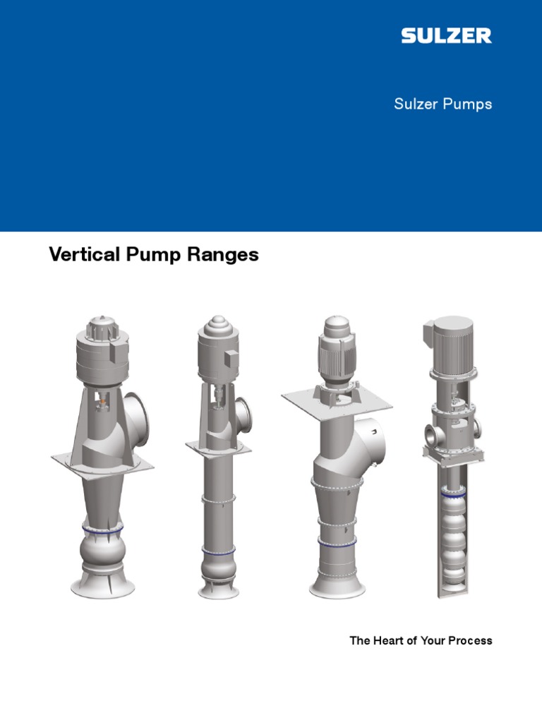 Vertical Pump Ranges: Sulzer Pumps | PDF | Pump | Liquids