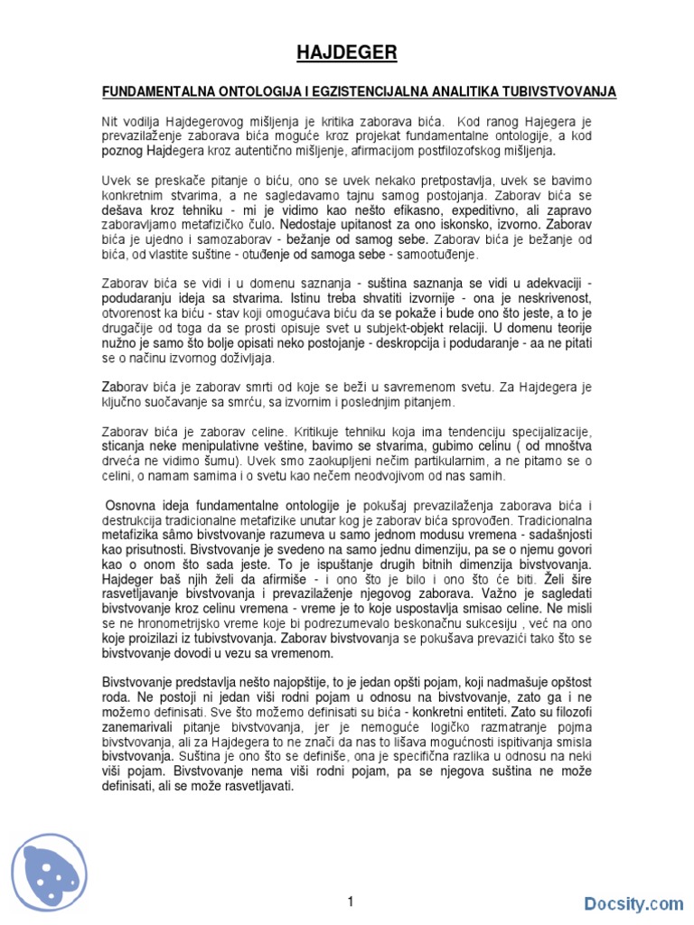HAJDEGER 10 Str-Skripta-Istorija Filozofije 4 PDF | PDF