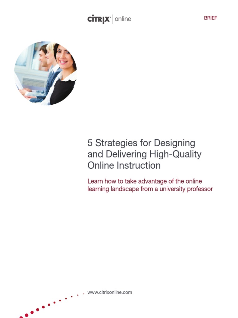 5 Strategies For Online Learning | PDF | Educational Technology | Learning