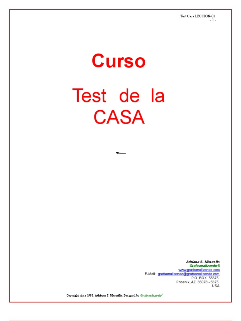 Test de La Casa | PDF | Los símbolos | Dibujo
