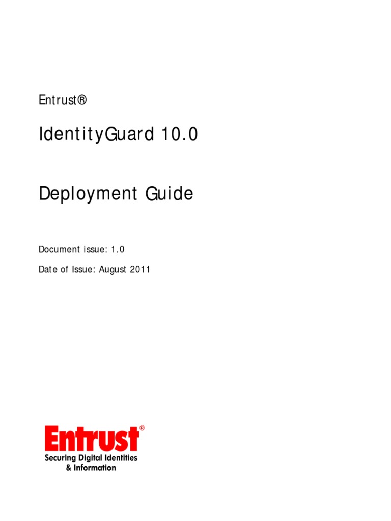 IG 100 Deploy Guide | PDF | Authentication | Public Key Certificate
