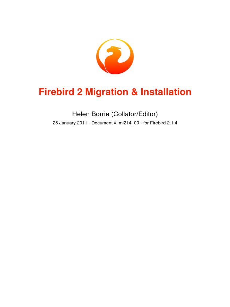 Firebird 2.1.4 Installation | PDF | Windows 2000 | Library (Computing)