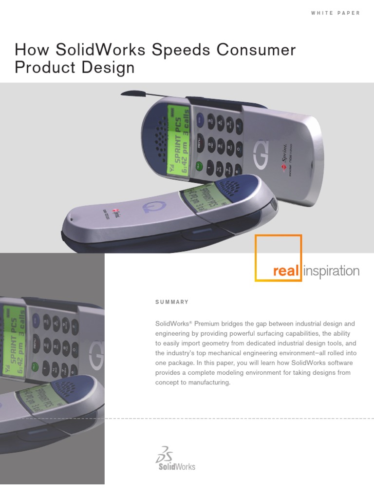 Consumer Product Design WP ENG | PDF | 3 D Modeling | Computer Aided Design