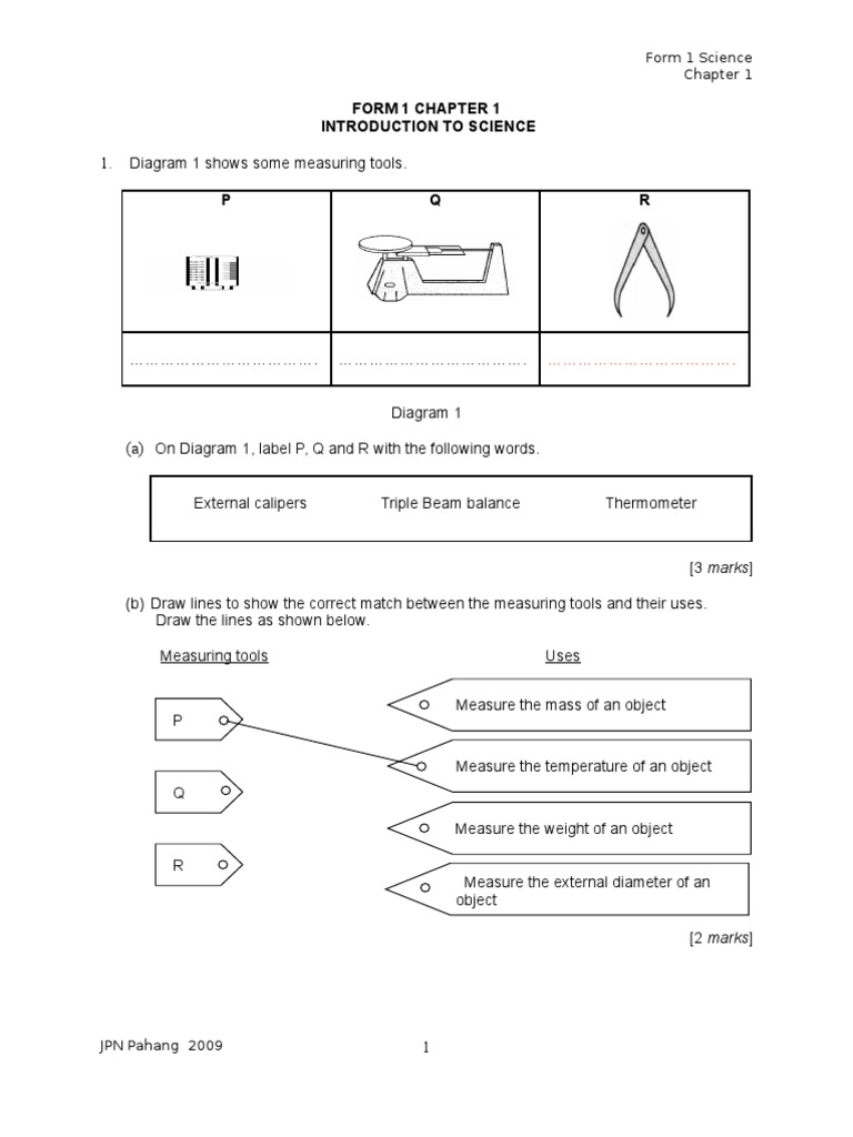 Chapter 1 Introduction To Science Pdf Pendulum Weight