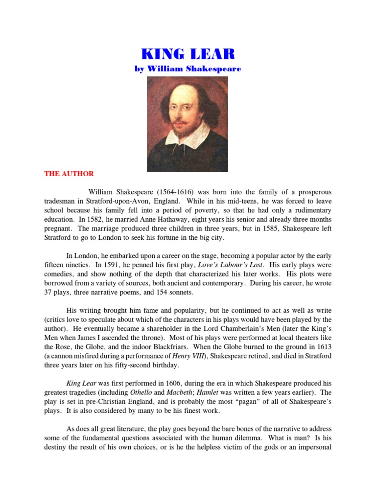 King Lear | PDF | King Lear | William Shakespeare