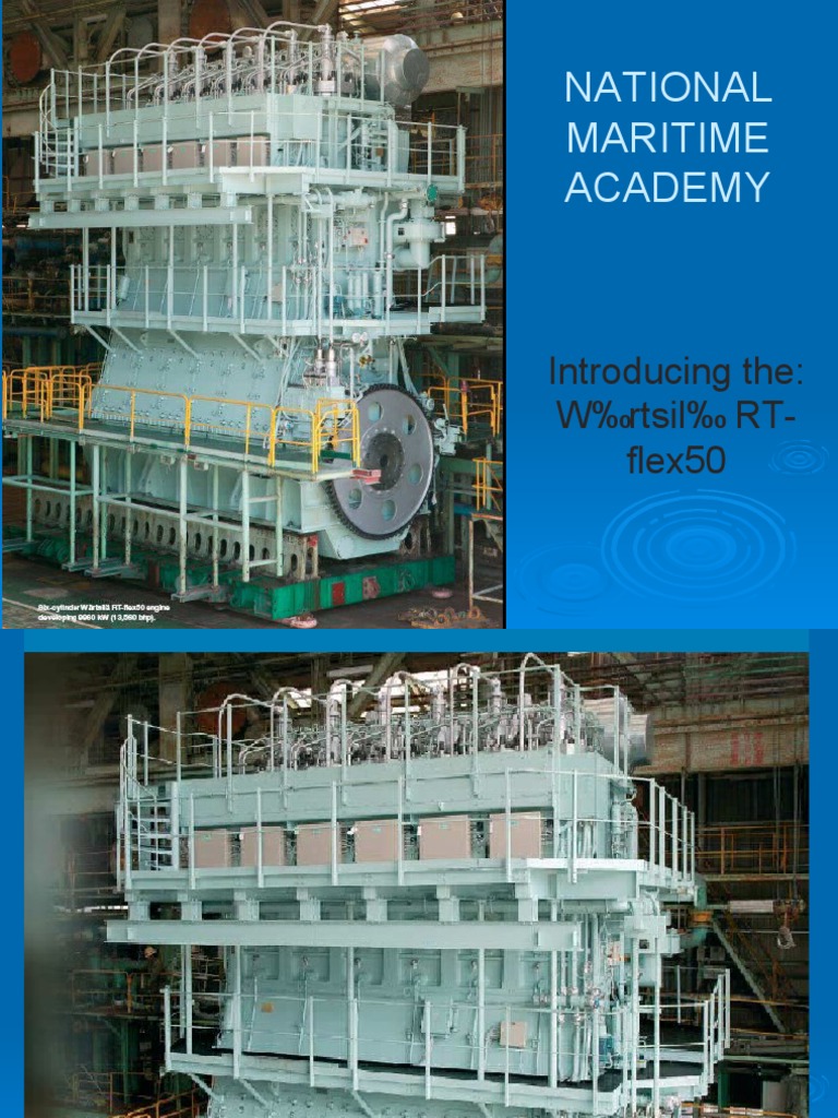 Wärtsilä RT-flex50 Engine Overview | PDF | Piston | Diesel Engine