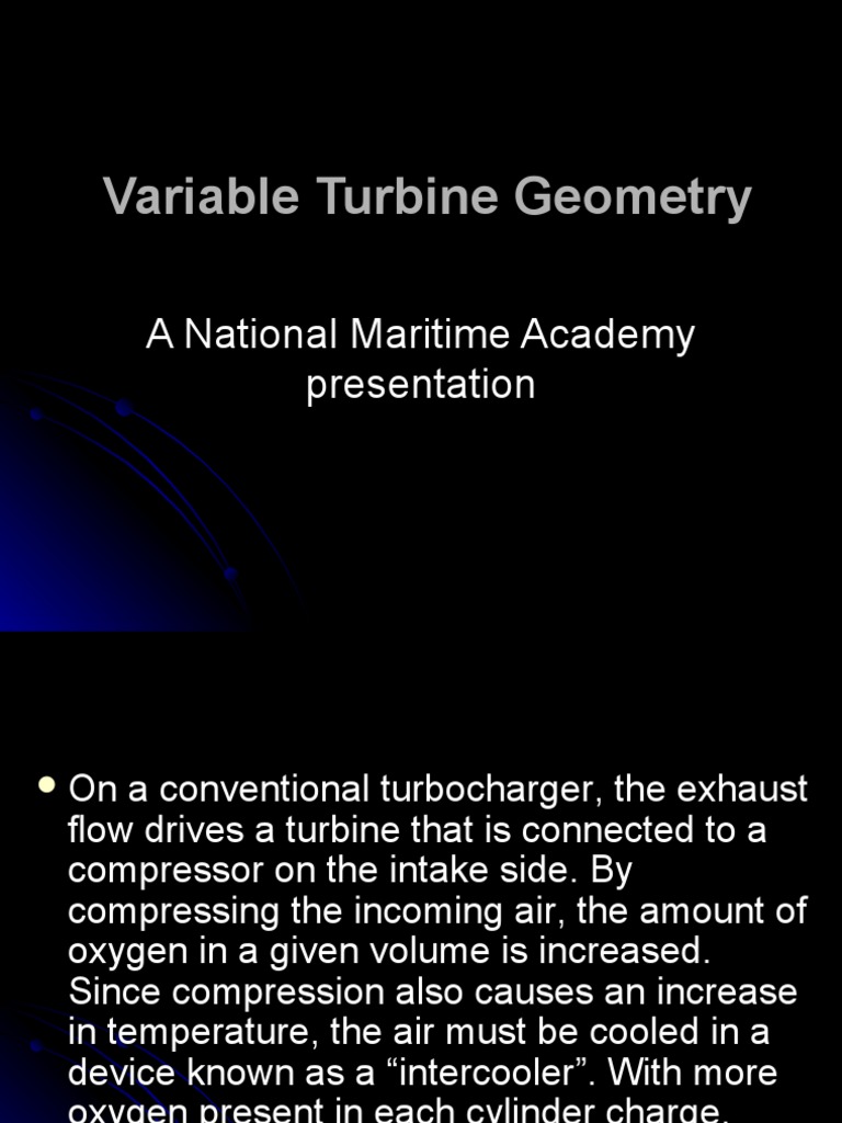 How Does Variable Turbine Geometry Work | PDF | Turbocharger ...