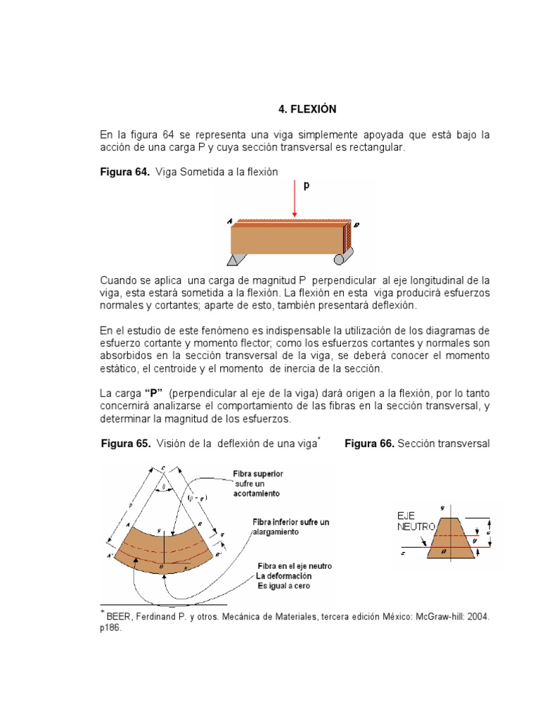 4 Flexion | PDF | Doblar | Elasticidad (Física)
