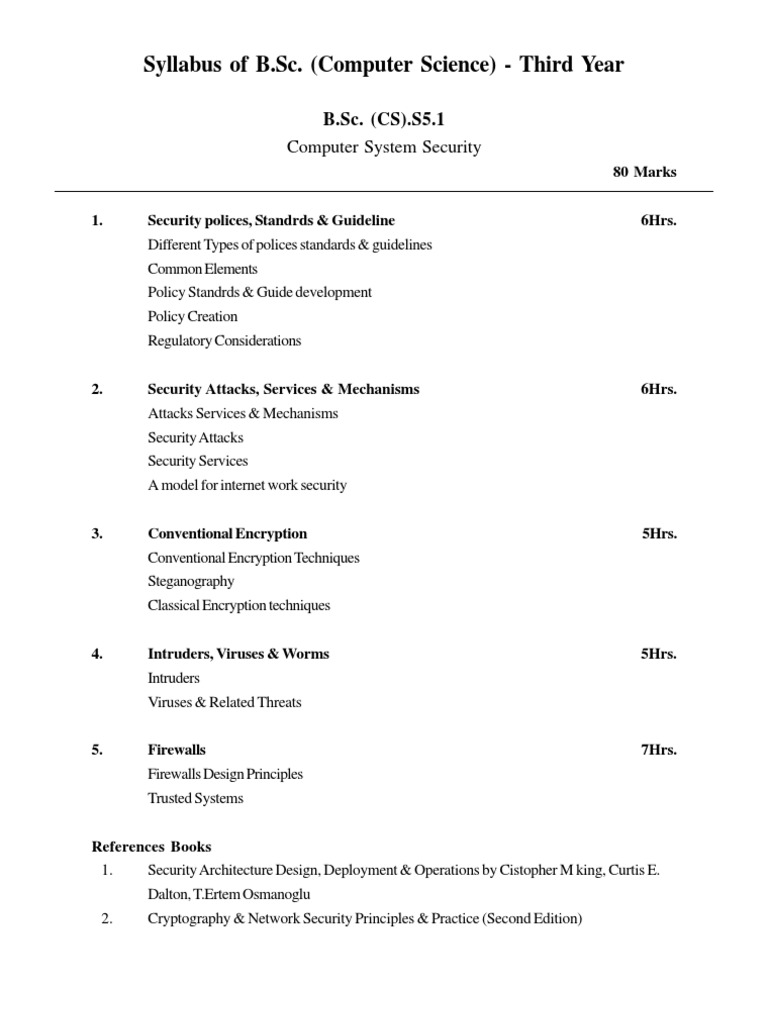 BCS Ty Syllabus | PDF | Relational Database | Oracle Database