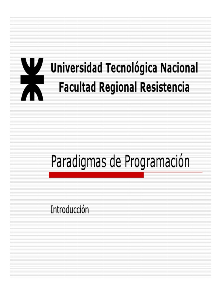 Paradigmas 1 - Intro | PDF | Programacion Funcional | Objeto (informática)