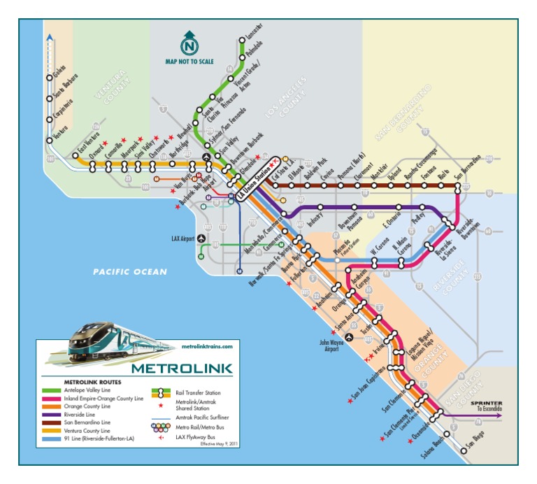 Metrolink Map | PDF