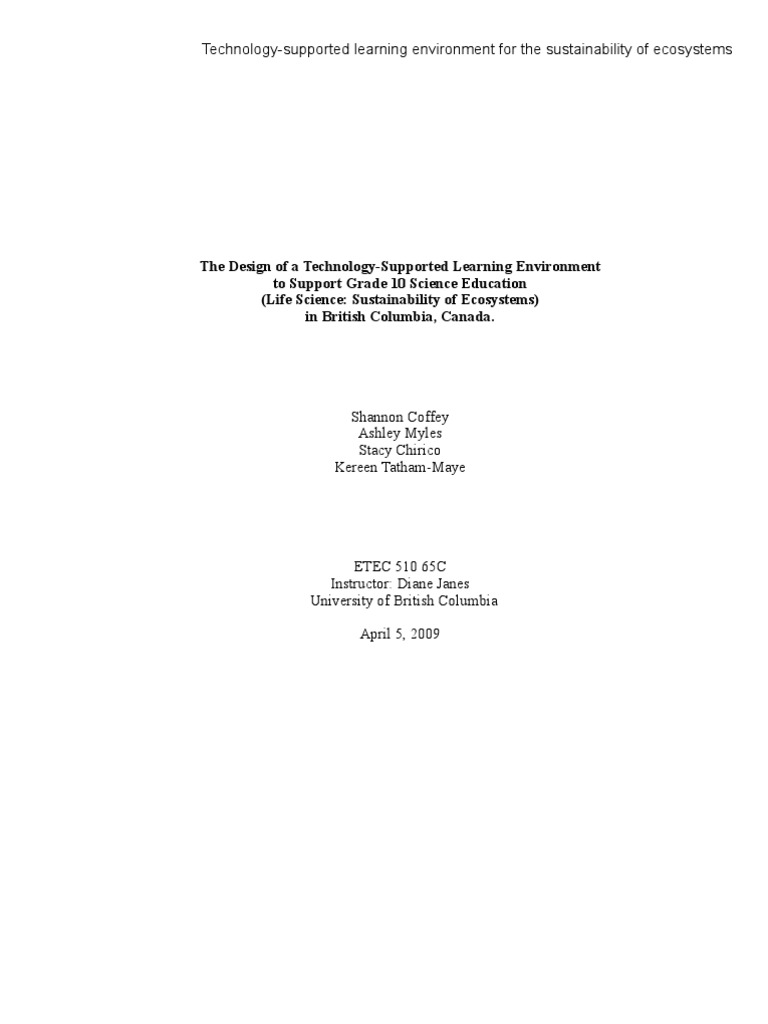 Design Project Final Submission | PDF | Constructivism (Philosophy Of ...