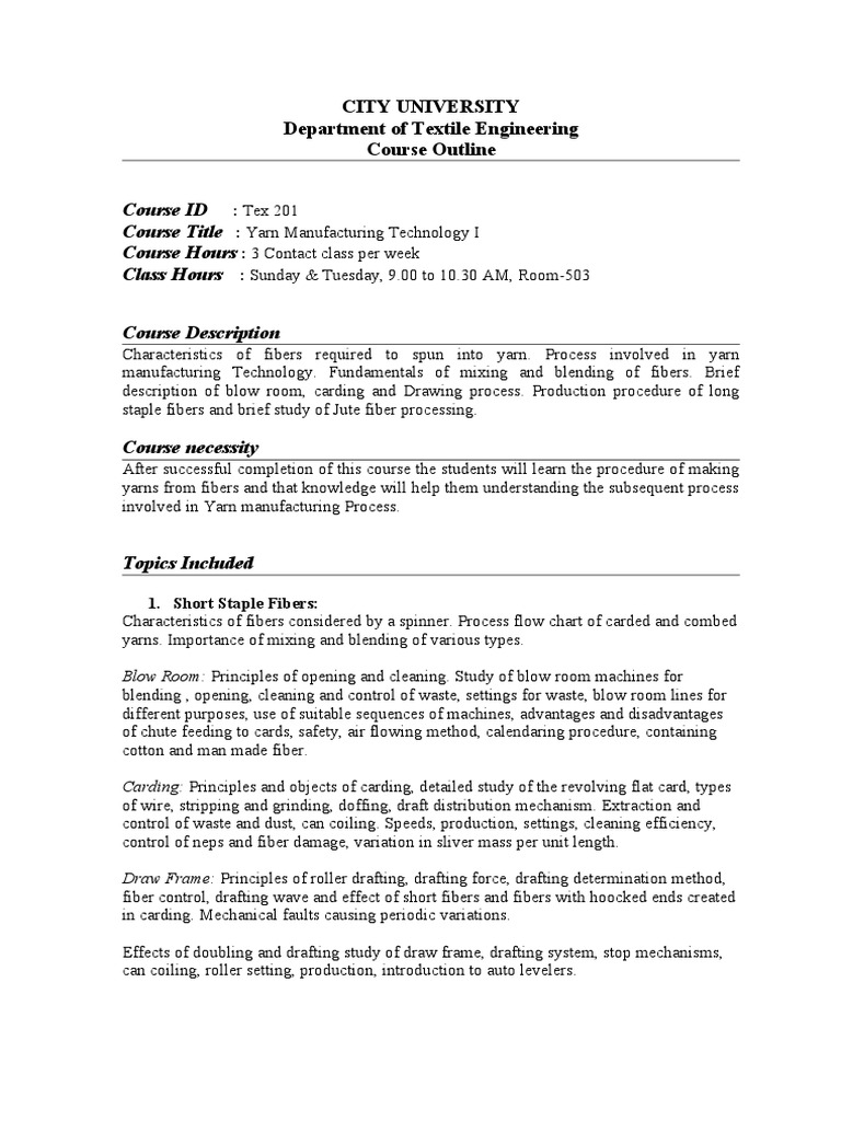 Course ID Course Title Course Hours Class Hours Course Description | PDF