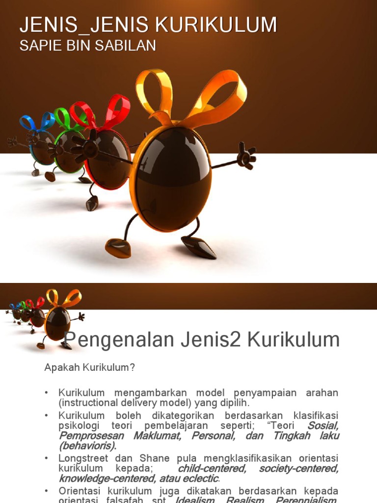 Jenis-Jenis Kurikulum | PDF