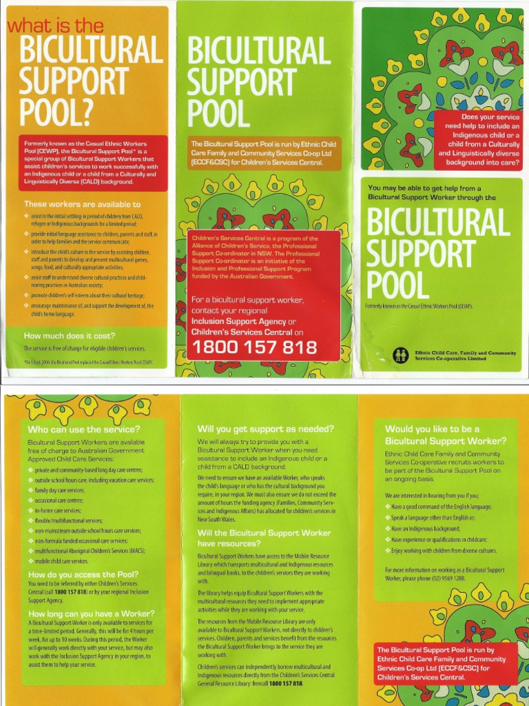 Bicultural Support Pool | PDF | Child Care | Relationships