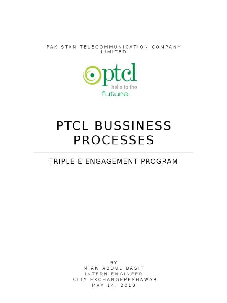 PTCL Business Process | PDF | Customer Relationship Management ...