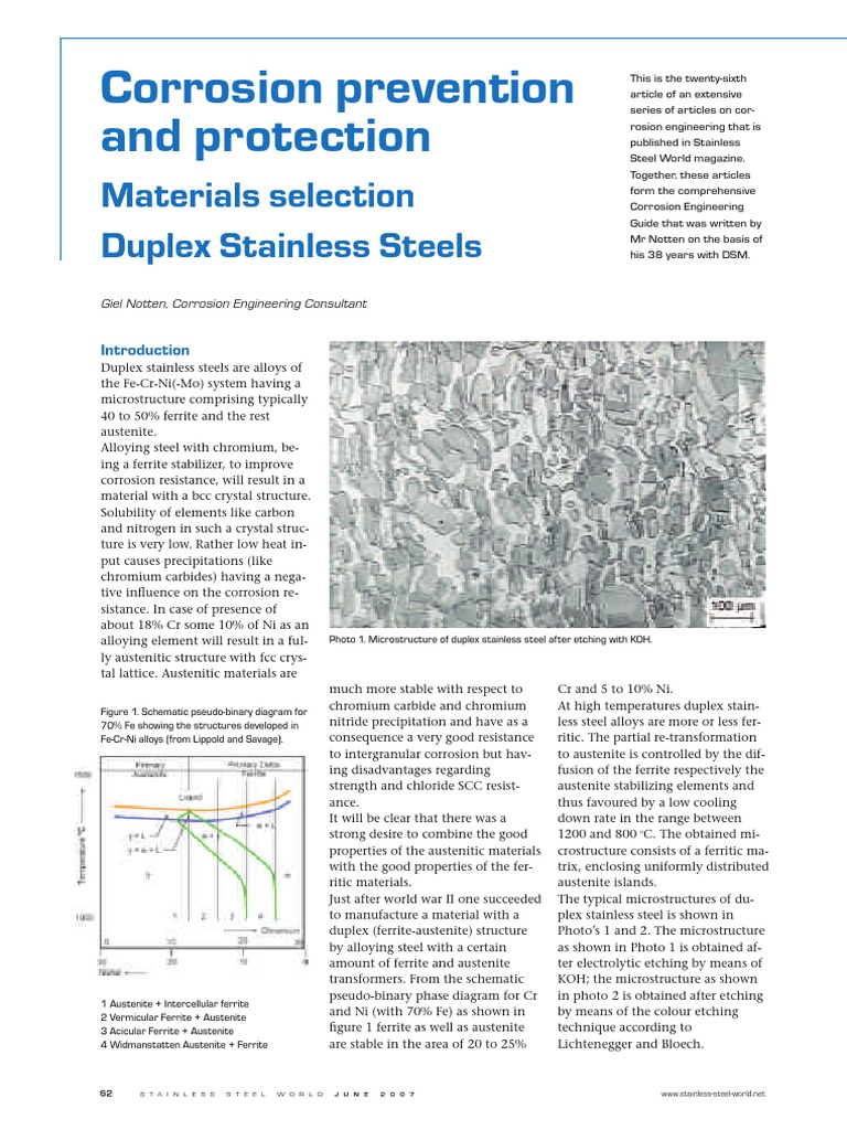 Corrosion Prevention and Protection | PDF | Steel | Corrosion