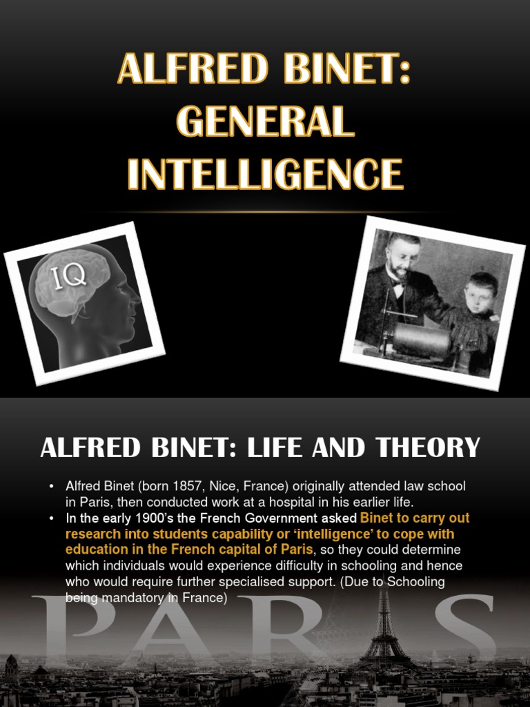 Alfred Binet - General Intelligence | PDF | Intelligence Quotient ...