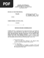Sample Rejoinder Affidavit | PDF | Affidavit | Government